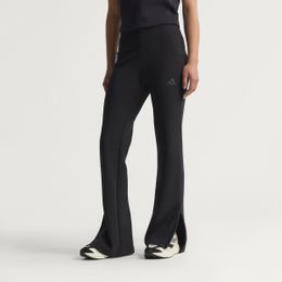Damen Sporthose "SOFT LUX AUSGESTELLTE", schwarz, Gr. M, adidas Sportswear, Obermaterial: 51% Polyester, 25% Modal, 15% Baumwolle, 9% Elasthan,