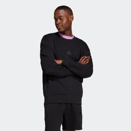 Herren Sweatshirt "M A SZN FT CRW", schwarz, Gr. XL, adidas Sportswear, Obermaterial: 100% Baumwolle, Sweatshirts, mit Rundhalsausschnitt, ohne