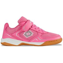 Lotto Kinder Hallenschuh, Gr. 40, pink, Kunstfaser, Synthetik, mehrfarbig, Schuhe, - in kinderfu&szlig;gerechter Passform