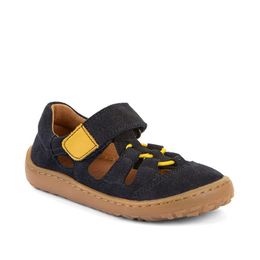 froddo M&auml;dchen Sandale "Barfu&szlig;schuh", Gr. 29, schwarz, Veloursleder, Schuhe, Sommerschuh, Klettschuh, Sandale mit Klettverschluss