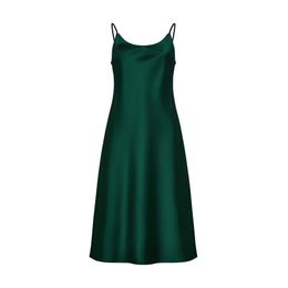 Serena Silueta Kleid 'Below the knee satin slip dress 'Grace'' Damen Gr&ouml;&szlig;e 36 smaragd Sommerkleid