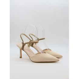 Bellucci Slingpumps in Beige - 58% | Gr&ouml;&szlig;e 40 | Pumps