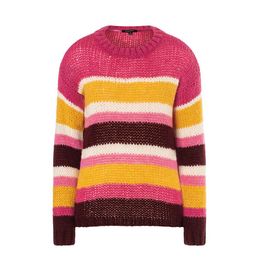 More & More More & More Pullover in Pink/ Orange/ Schwarz - 61% | Gr&ouml;&szlig;e 40 | Damen-pullover-cardigans