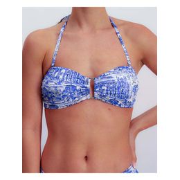 Joop! Bodywear Bikini-Oberteil in Blau - 58% | Gr&ouml;&szlig;e 38 | Damen-bademode