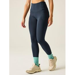 Dare 2b Trainingsleggings "Power" in Dunkelblau - 57% | Gr&ouml;&szlig;e 36 | Damen-sporthosen