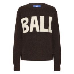 Ball Pullover 'Bastacy' Damen Gr&ouml;&szlig;e M beige / dunkelbraun