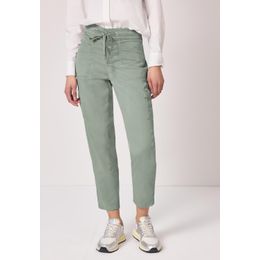 Street One Damen Cargohose, gr&uuml;n, Gr. 36, unifarben, Stoff, 60% Lyocell, 37% Baumwolle, 3% Elasthan, Hosen, im Cargo-Style