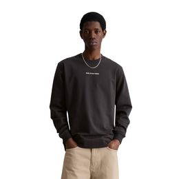 Marc O'Polo Herren Sweatshirt "mit l&auml;ssigem R&uuml;ckenprint", schwarz, Gr. XXL, MARC O'POLO DENIM, unifarben, Obermaterial: 100% Baumwolle, Sweatshirts