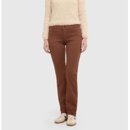MAC Damen Slim-fit-Jeans "DREAM", braun, Gr. 40, Denim/Jeans, Obermaterial: 88% Baumwolle, 8% Elastomultiester, 4% Elasthan, Jeans, sehr elastisches
