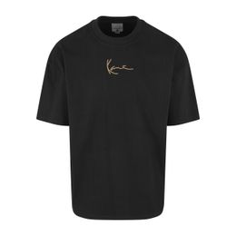 Karl Kani Herren T-Shirt "Karl Kani Herren KM214-084-1 Small Signature Heavy Jersey Tee", schwarz, Gr. M, 100% Baumwolle, Shirts