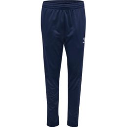 Hummel M&auml;dchen Trainingshose "HMLESSENTIAL TRAINING PANTS KIDS", blau, Gr. 152, Obermaterial: 100% Polyester, Hosen, mit BEECOOL Technologie, aus