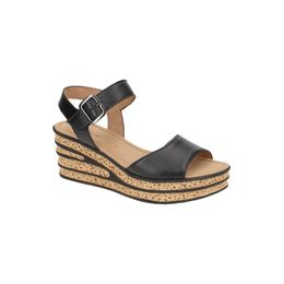Gabor Sandale 'Gabor Plateau Sandale schwarz Nappa 84.651.27' Damen Gr&ouml;&szlig;e 41 schwarz