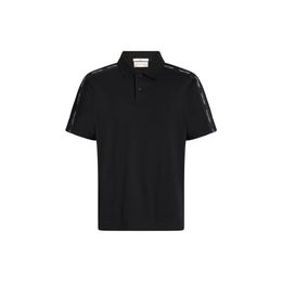 Calvin Klein Jeans Poloshirt 'CLSC' Herren Gr&ouml;&szlig;e M schwarz / wei&szlig;