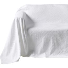 Tagesdecke, B:270cm L:160cm, wei&szlig;, 100% Baumwolle, Tagesdecken