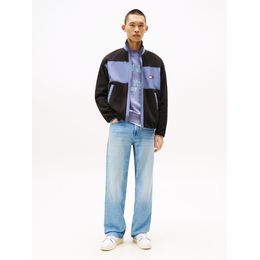 Tommy Jeans Sweatjacke in Schwarz/ Hellblau - 51% | Gr&ouml;&szlig;e XL | Herren-sweatshirts-jacken