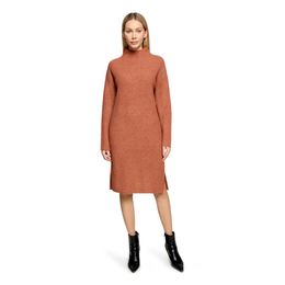 Cartoon Damen Strickkleid "Damen mit Stehkragen", braun, Gr. 36, Obermaterial: 52% Polyester, 38% Polyacryl, 8% Wolle, 2% Elasthan, Kleider