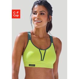 Venice Beach Damen Sport-BH, Gr. 105, gr&uuml;n, Microtouch, Obermaterial: 90% Polyester (COOLMAX), 10% Elasthan (LYCRA), BHs, ohne B&uuml;gel aus