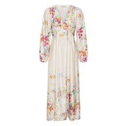 B.Young Kleid 'BYFLlorentine' Damen Gr&ouml;&szlig;e 36 creme / pastellblau / gelb / smaragd / lila / orange Sommerkleid