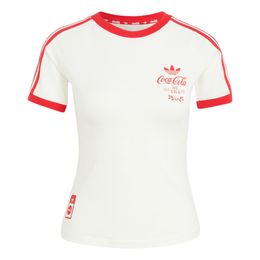 adidas originals Shirt 'ADIDAS X COCA-COLA 3-STRIPES' female size S Red / White