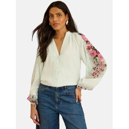 Love & Roses Bluse Damen Gr&ouml;&szlig;e XXXL gr&uuml;n / mint / beere / hellpink