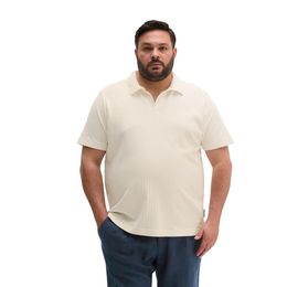 Marc O'Polo MARC O'POLO Herren Poloshirt "aus schwerem Ripp-Jersey"silky wei&szlig;, Gr. XXXL, unifarben, Obermaterial: 100% Baumwolle, Shirts
