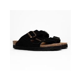 Sunbay Leder-Pantoletten "Turmero" in Schwarz - 61% | Gr&ouml;&szlig;e 37 | Damen-pantoletten