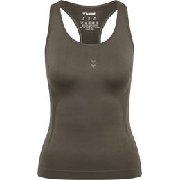 Hummel Sporttop Damen Gr&ouml;&szlig;e L schlammfarben