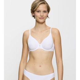 Triumph Damen B&uuml;gel-BH "Body Make-Up Essentials W", Gr. 90, wei&szlig;, Microtouch, Obermaterial: 79% Polyamid, 21% Elasthan, Basic, BHs, Spacer-Cups,