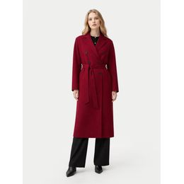 GOBI Cashmere &Uuml;bergangsmantel 'Women&rsquo;s Double-Breasted Cashmere Coat' Damen Gr&ouml;&szlig;e L bordeaux