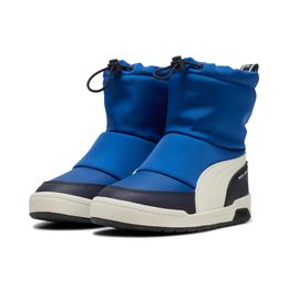 Puma M&auml;dchen Winterboots "MULTIFLEX 2 BOOT AC PS", Gr. 33, blau, Textil, Schuhe, f&uuml;r Sportmode, Wintermode und Outdoormode, kn&ouml;chelhoher Schnitt