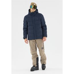WHISTLER Herren Skijacke "Cheno", blau, Gr. M, kariert, unifarben, 100% Polyester, Jacken, wasserdicht mit 10.000 mm Wassers&auml;ule