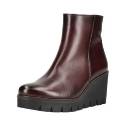 Gabor Damen Keilstiefelette "Gabor Stiefelette Nappaleder", Gr. 42saddle, Nappaleder, Schuhe