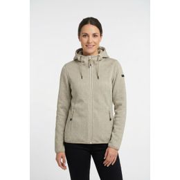 Icepeak Damen Fleecejacke "ADRIAN", beige, Gr. S, Obermaterial: 100% Polyester, Jacken, schnell trocknendes Obermaterial aus Polyester