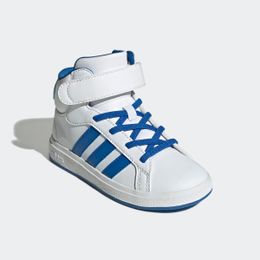 M&auml;dchen Sneaker "GRAND COURT MID KIDS", adidas Sportswear, Gr. 30, blau, Synthetik, Schuhe, f&uuml;r Kinder