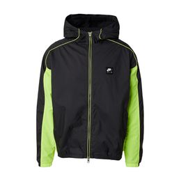 Nike Sportswear Jacke 'AIR' Herren Gr&ouml;&szlig;e L apfel / schwarz Sommerjacke