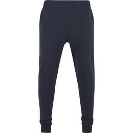 MisterTee Herren Jogginghose "MisterTee Basic Trainingshose", blau, Gr. S, unifarben, 80% Baumwolle, 20% Polyester, Hosen