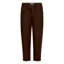 Cartoon Damen Leinenhose "Damen unifarben", braun, Gr. 38, Obermaterial: 55% Leinen, 45% Viskose, Hosen