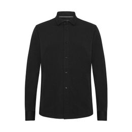 Herren Langarmhemd "Clean Cut Copenhagen Clean Formal Stretch Shirt L/S", schwarz, Gr. M, Clean Cut Copenhagen, unifarben, 92% Baumwolle, 8%