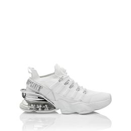 Plein Sport Damen Sneaker "Tiger Attack//Gen.x.4", Gr. 38, wei&szlig;, Schuhe