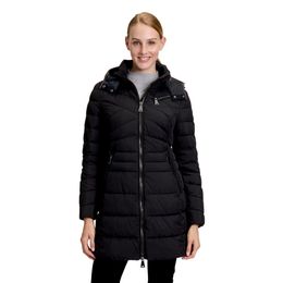 Gil Bret Damen Steppjacke "Damen mit abnehmbarer Kapuze", schwarz, Gr. 42, Obermaterial: 100% Polyamid. Besatz: 85% Polyester, 15% Polyurethan, Jacken