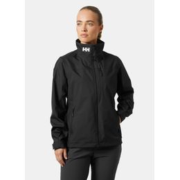 Helly Hansen Damen Funktionsjacke "W CREW JACKET 2.0", schwarz, Gr. XS, Obermaterial: 100% Polyester, Jacken