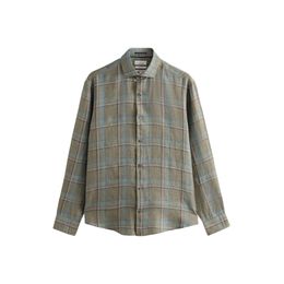 next Hemd Herren Gr&ouml;&szlig;e S hellblau / grau / gr&uuml;n
