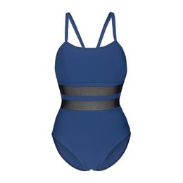 arena Badeanzug 'MESH EQUALS' Damen Gr&ouml;&szlig;e XXXL navy / schwarz