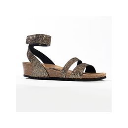 Sunbay Keilsandaletten "Rama" in Gold - 65% | Gr&ouml;&szlig;e 37 | Damen-sandalen