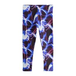 next Leggings girl size 134 Blue / Black / White