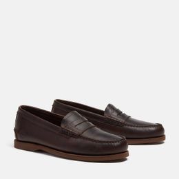 Timberland Herren Bootsschuh "CLASSIC BOAT - LOAFER SHOE", Gr. 44, braun, Leder, Schuhe, Classic Boat Loaferschuh aus Timberland Premium Leder