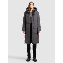 Khujo Damen Steppmantel "NALU", grau, Gr. XXL, unifarben, 100% Polyester, M&auml;ntel