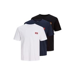 Jack & Jones Jack & Jones T-Shirt 'JJRush' Herren Gr&ouml;&szlig;e XS marine / schwarz / wei&szlig;
