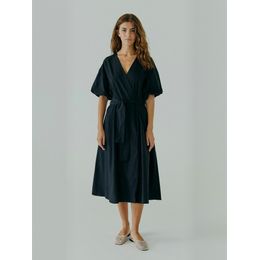 NORR Damen Maxikleid "NORR Dress Lesta", schwarz, Gr. 38, Obermaterial: 100% Baumwolle, Kleider
