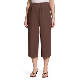 Betty Barclay Damen Schlupfhose "Damen mit Eingrifftaschen"braun, Gr. 38, Obermaterial: 100% Baumwolle, Hosen